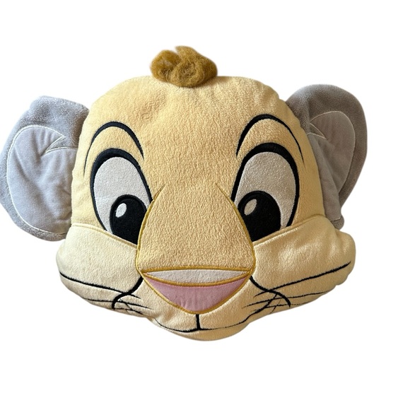 Disney | Bedding | Disney The Lion King Simba Head Pillow Plush | Poshmark